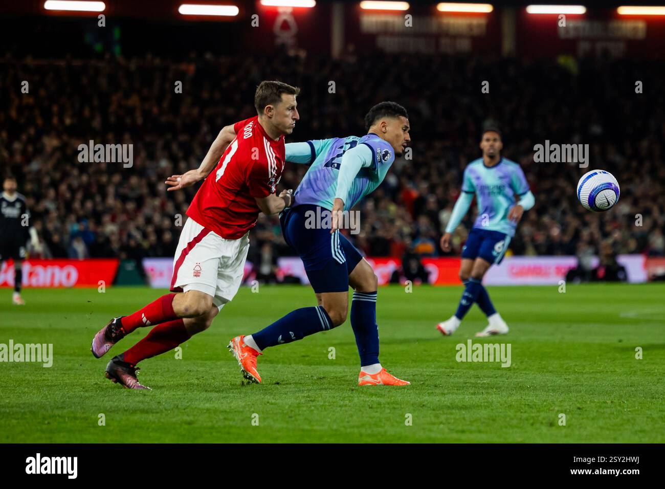 The City Ground, Nottingham, UK. 26th Feb, 2025. Premier League ...