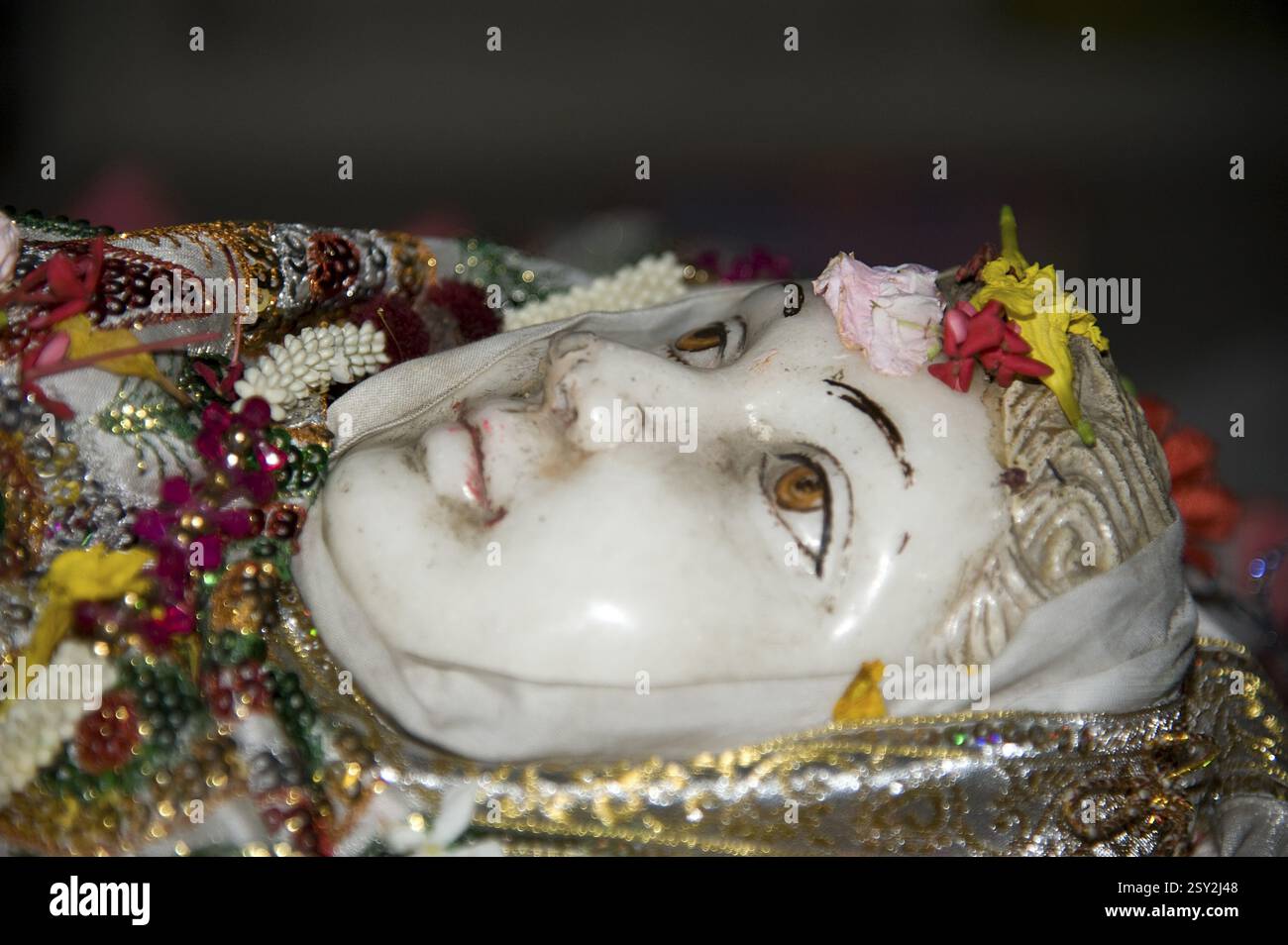 Baby Kabir das statue in math, varanasi, uttar pradesh, Asia, India ...