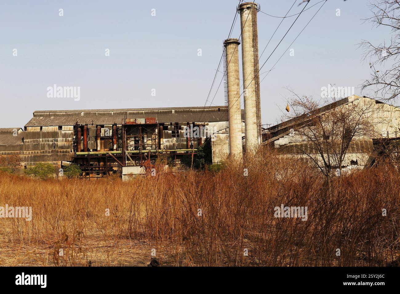 Sugar factory building, Tasgaon, sangli, Maharashtra, India, Asia Stock ...