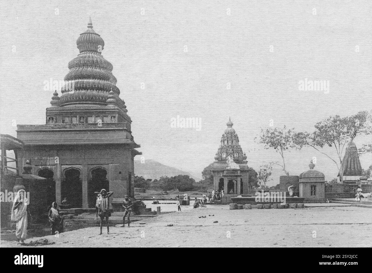 Temples at wai, maharashtra, india, asia Stock Photo - Alamy
