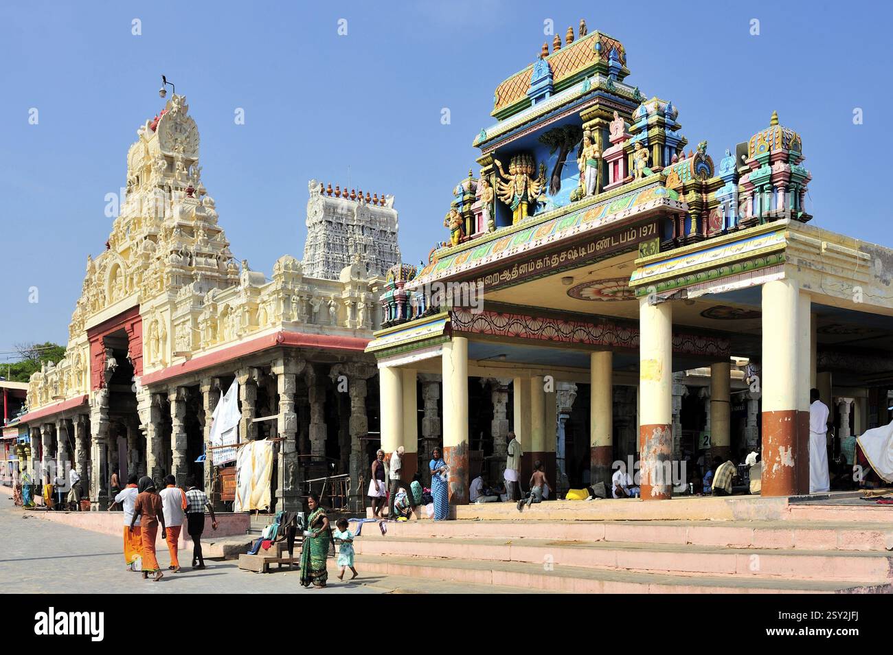 Subramanya temple in tiruchendur at tamil nadu india Asia Stock Photo ...