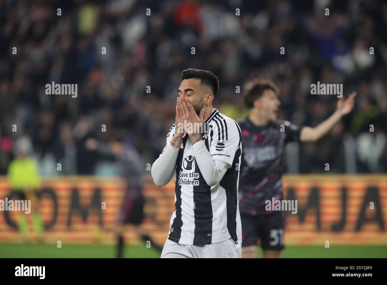 Turin, Italy. 26th Feb, 2025. Nico Gonzalez of Juventus FC during the Coppa Italia 2024/25 ...