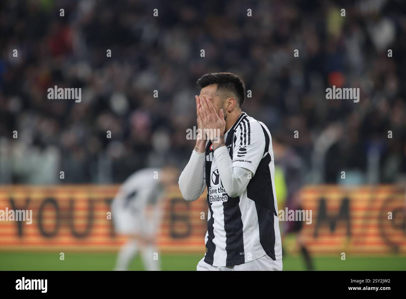 Nico Gonzalez of Juventus FC during the Coppa Italia 2024/25 quarter ...