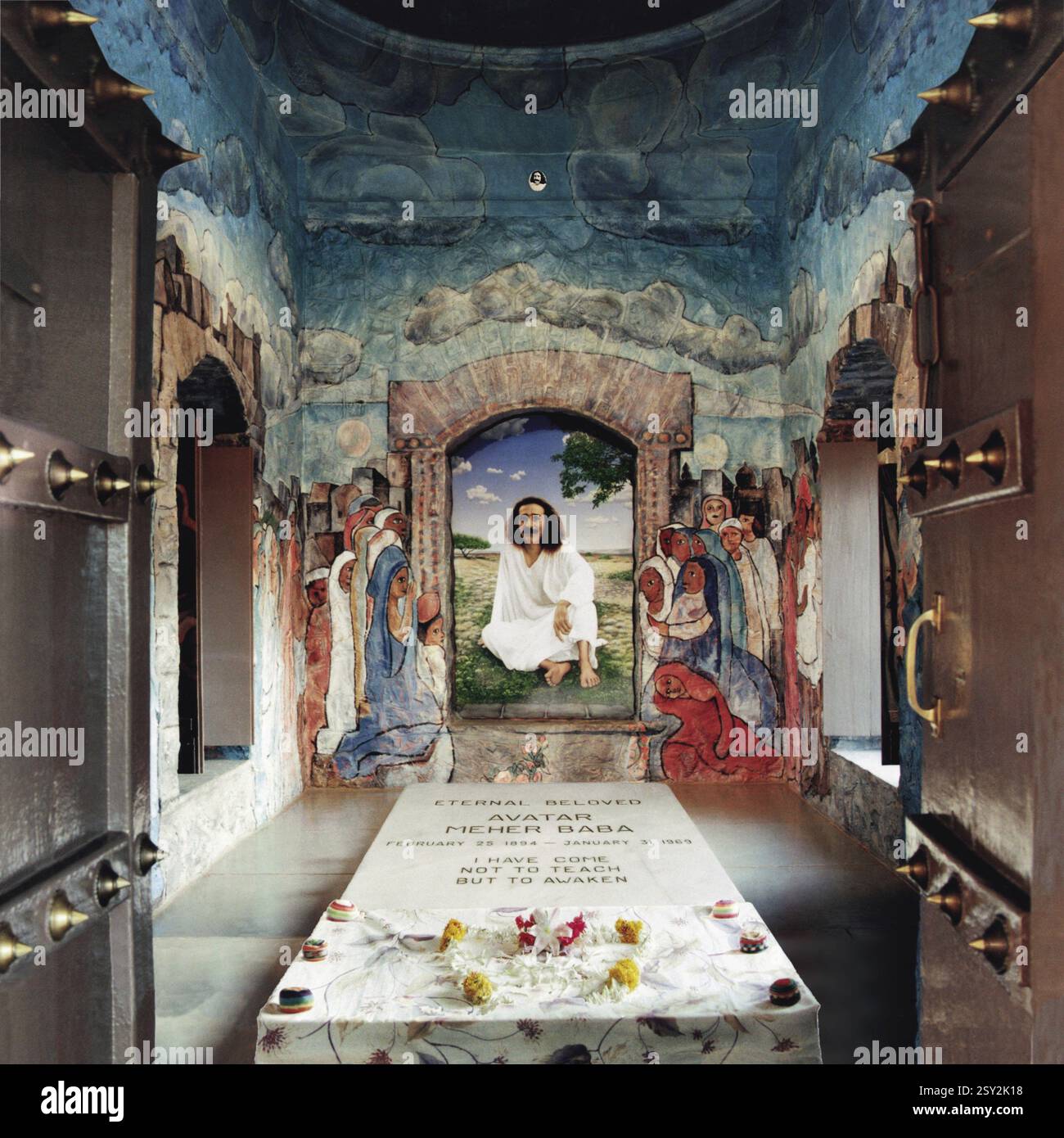 Avatar meher baba cemetery, india, asia Stock Photo - Alamy