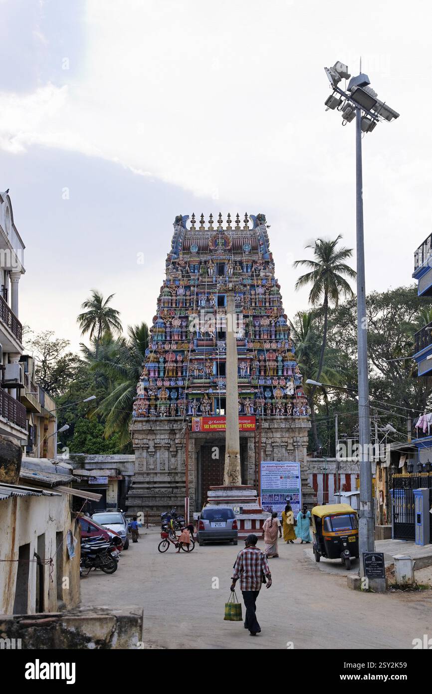 Sri someshwara temple, Bangalore, Karnataka, India, Asia Stock Photo ...