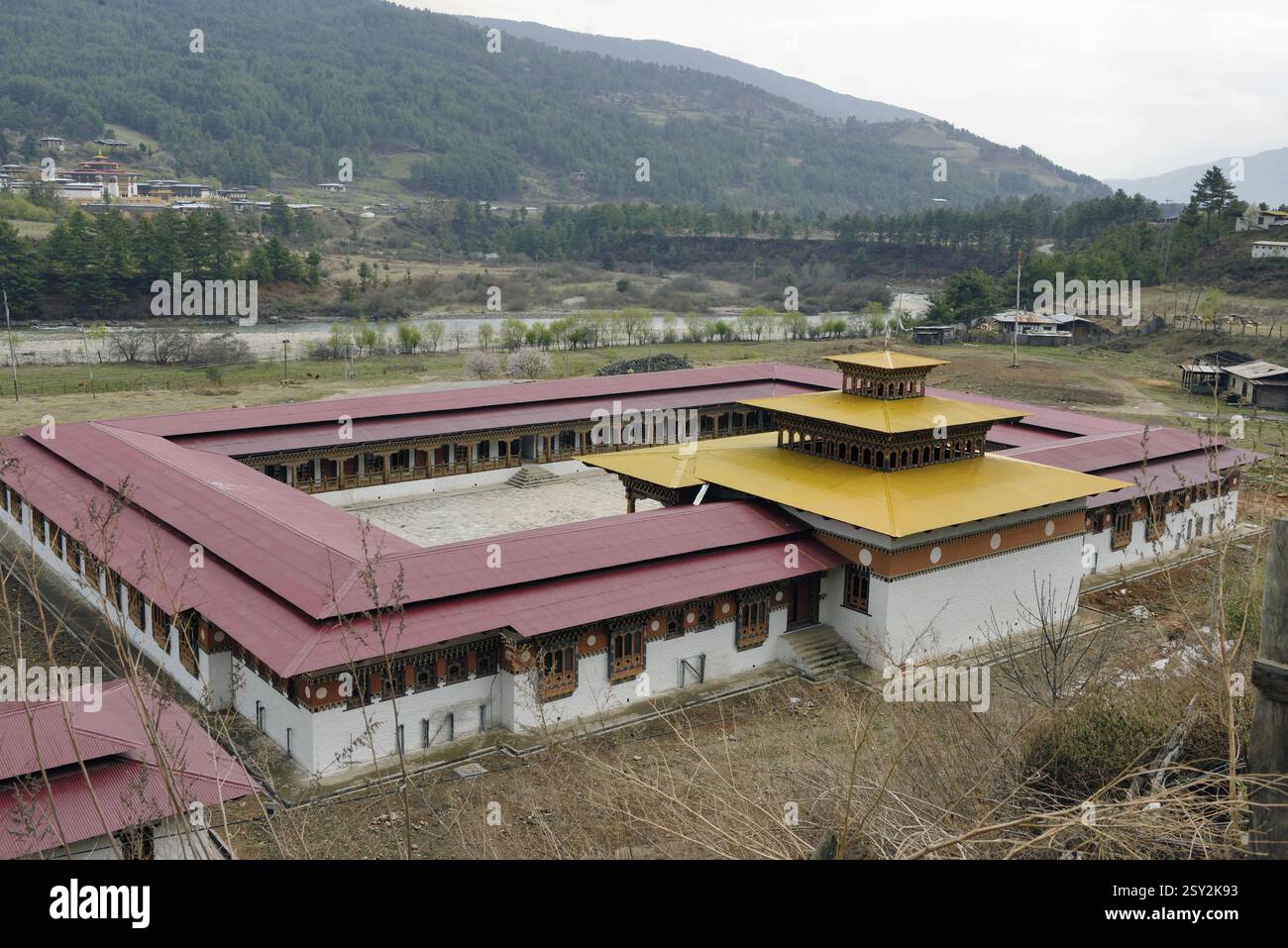 Tashichho dzong monastery, Thimphu, Bhutan, asia, Asia Stock Photo - Alamy