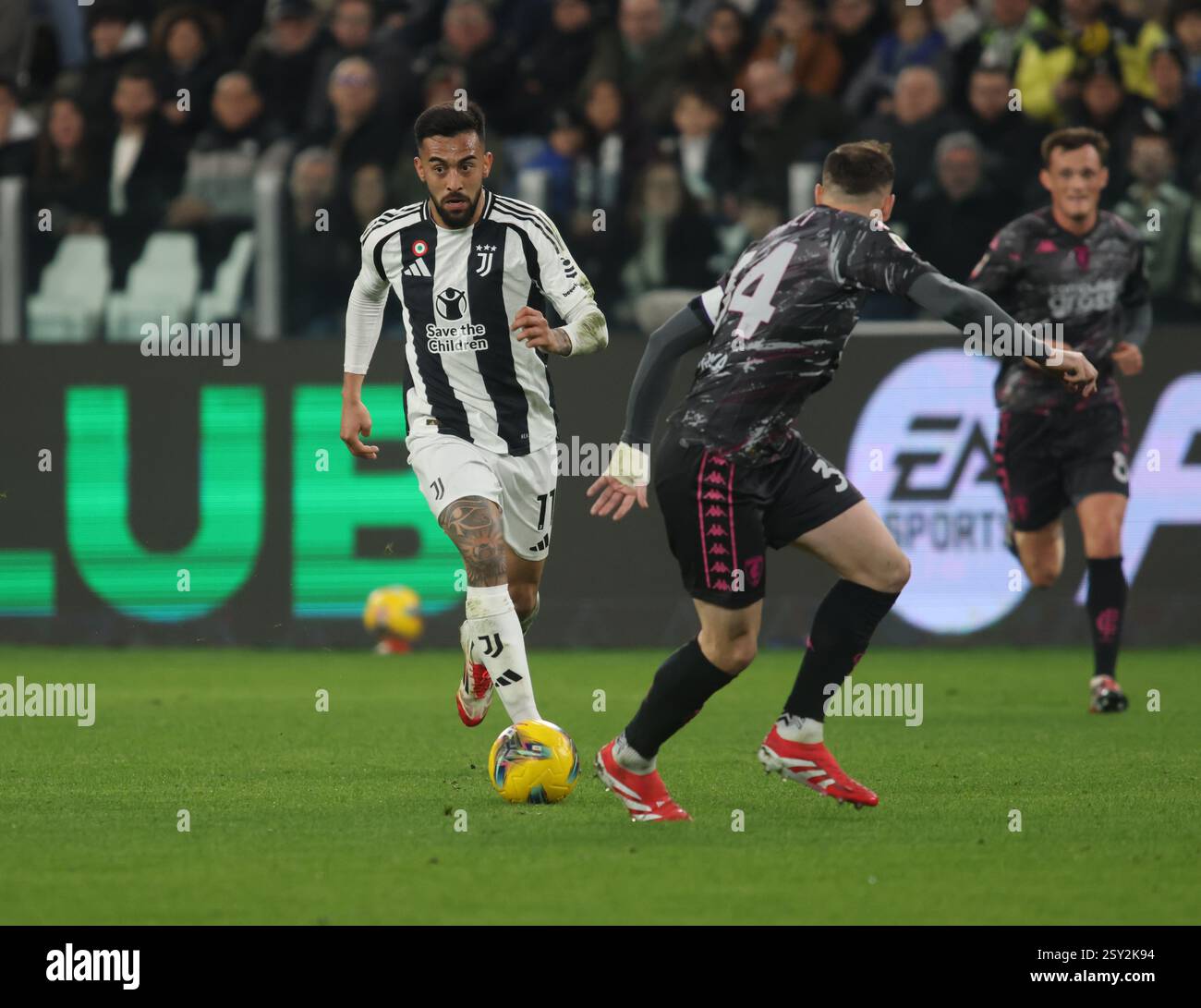 Turin, Italy. 26th Feb, 2025. Nico Gonzalez of Juventus FC during the Coppa Italia 2024/25 ...