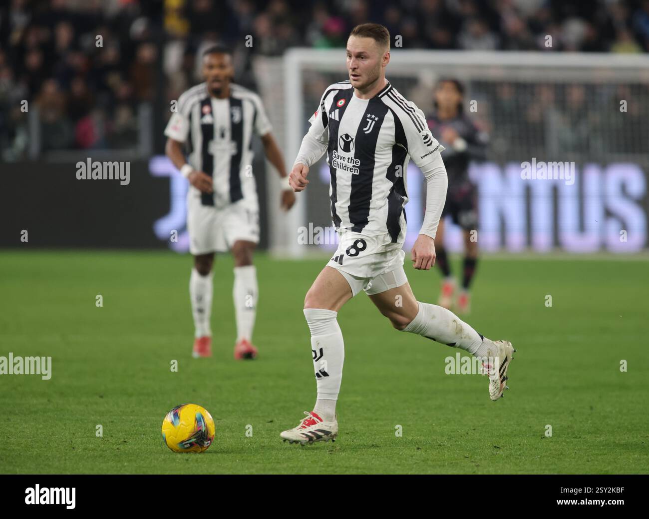 Turin, Italy. 26th Feb, 2025. Teun Koopmeiners of Juventus FC during the Coppa Italia 2024/25 ...