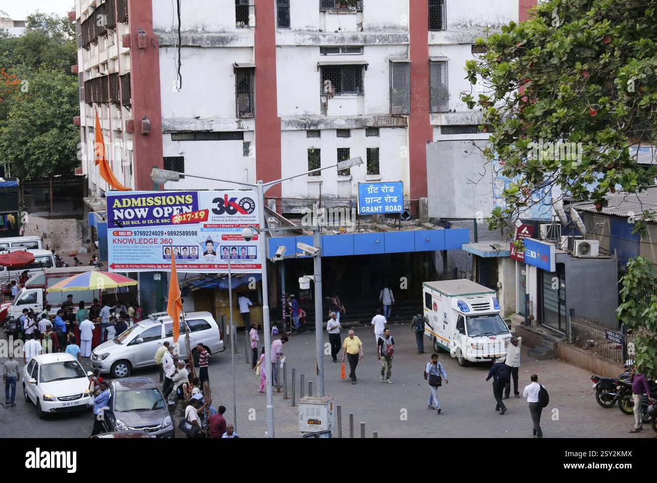 Grant road railway station, Mumbai, Maharashtra, India, Asia Stock ...