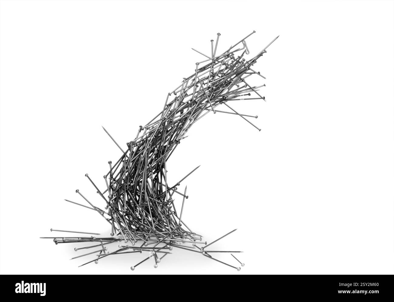 Balancing of pin, bending back shape, india, asia Stock Photo - Alamy