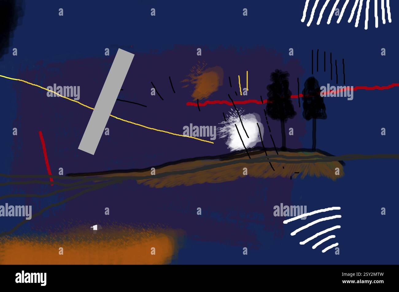 Abstract painting, india, asia Stock Photo - Alamy