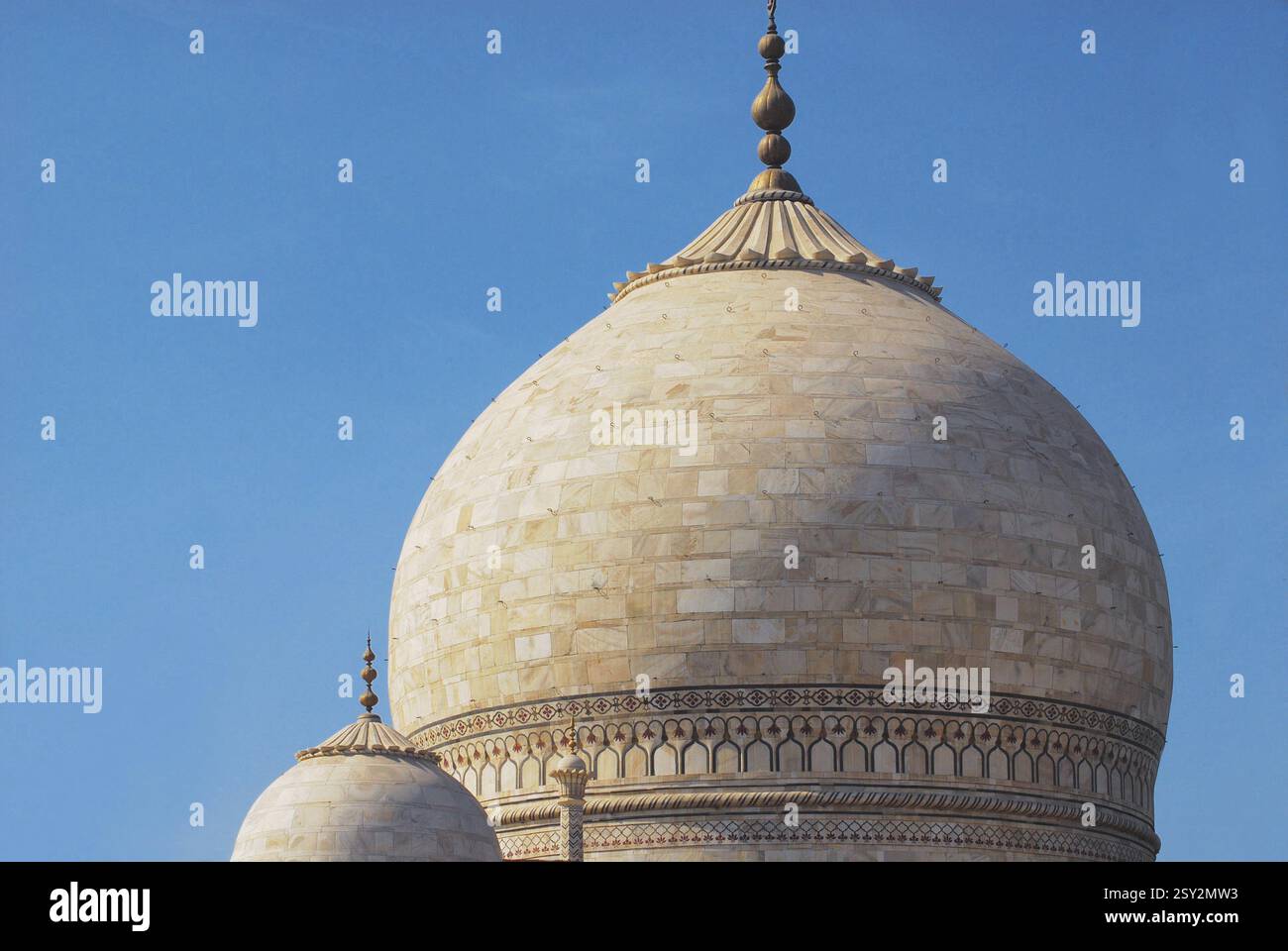 Top of taj mahal, agra, delhi, india, asia Stock Photo - Alamy