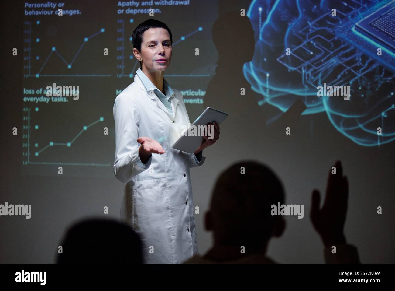 Scientist speaking hi-res stock photography and images - Alamy