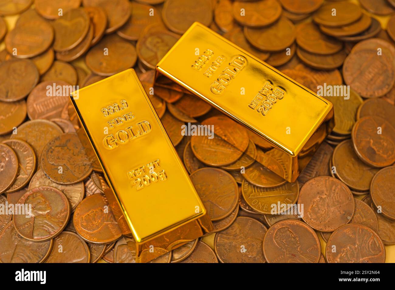 Gold bars and coins as background, closeup Stock Photo - Alamy