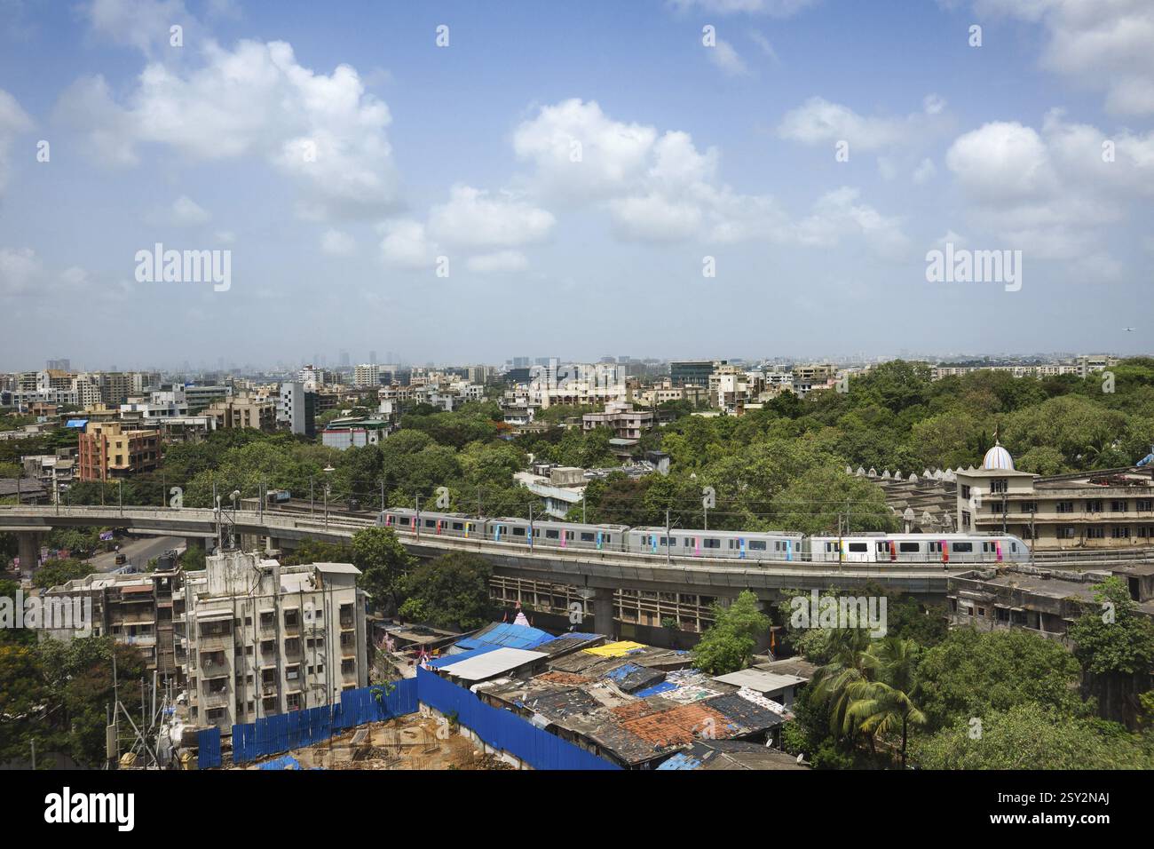 Mumbai metro ghatkopar to versova, mumbai, maharashtra, india, asia ...