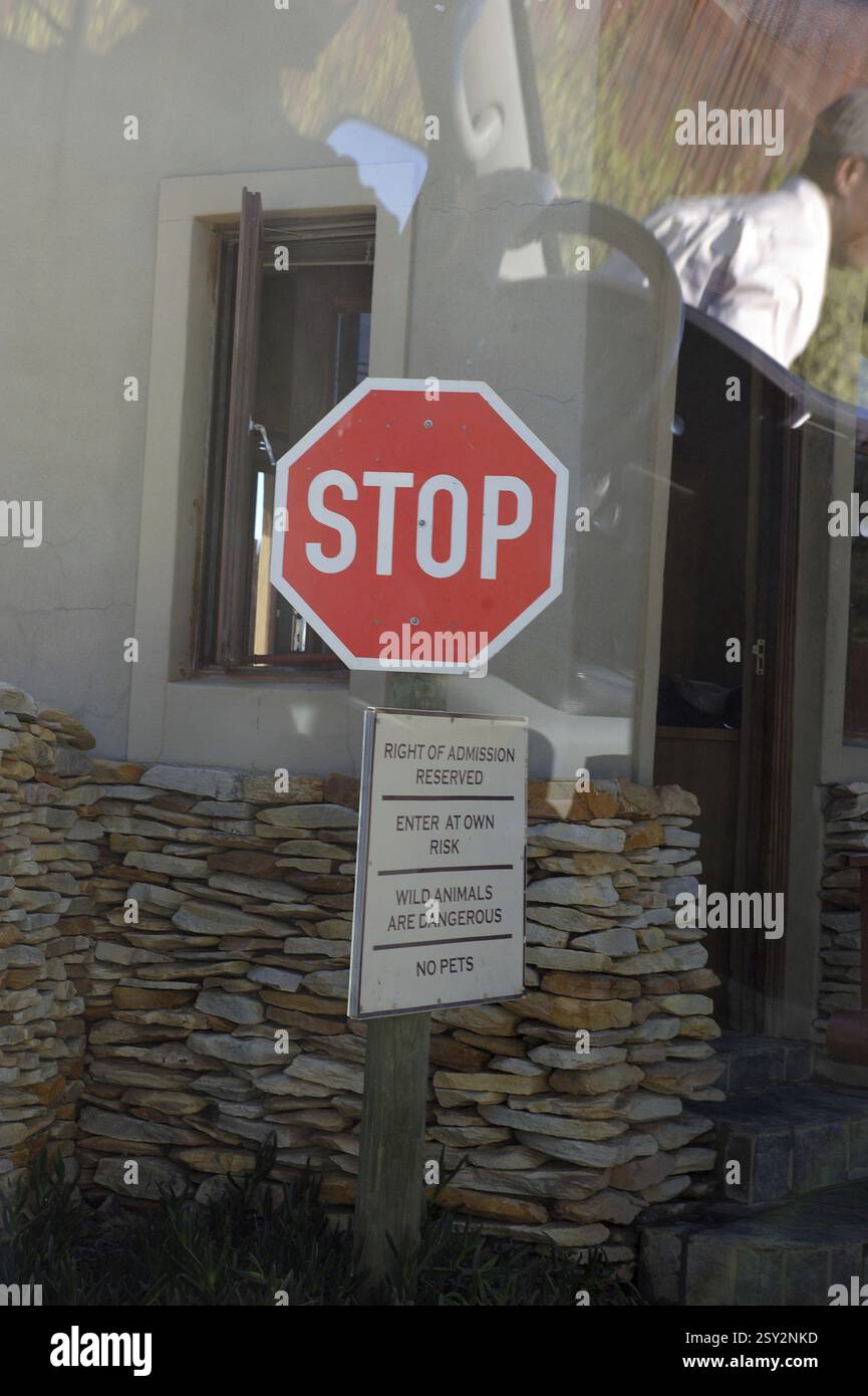Stop signboard south africa Stock Photo - Alamy