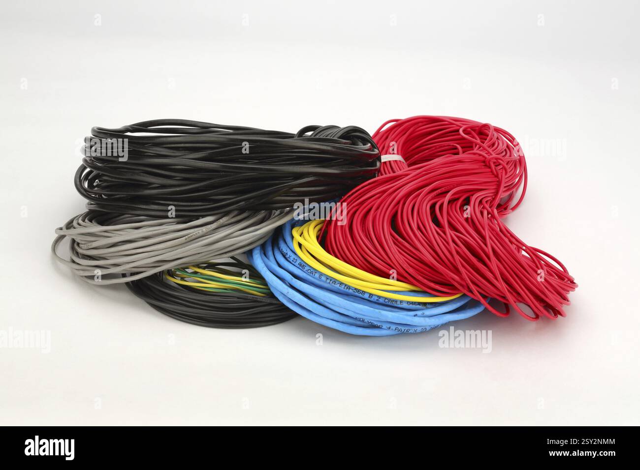 PVC Wires And Cables India Asia Stock Photo - Alamy