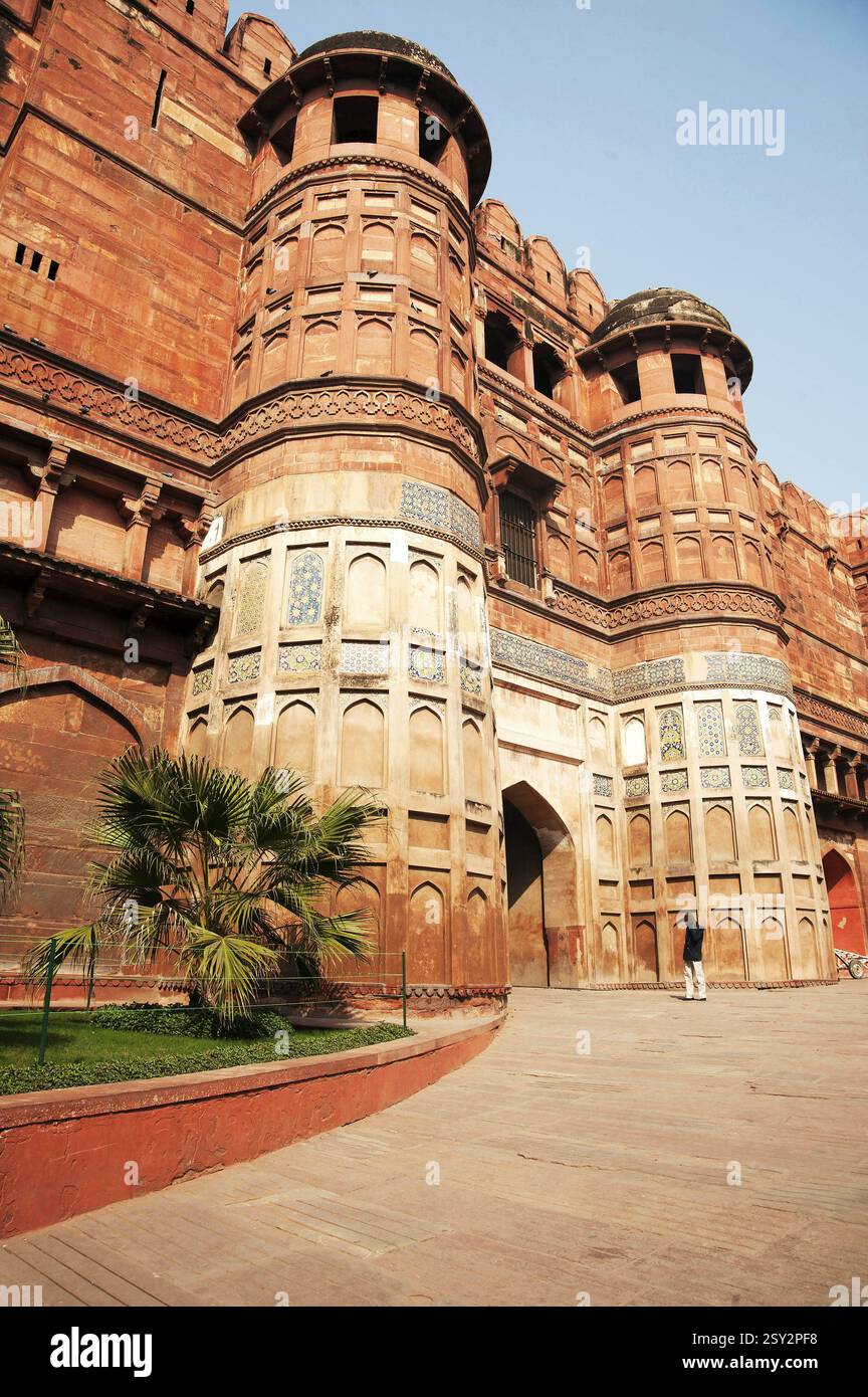 Agra fort, uttar pradesh, india, asia Stock Photo - Alamy