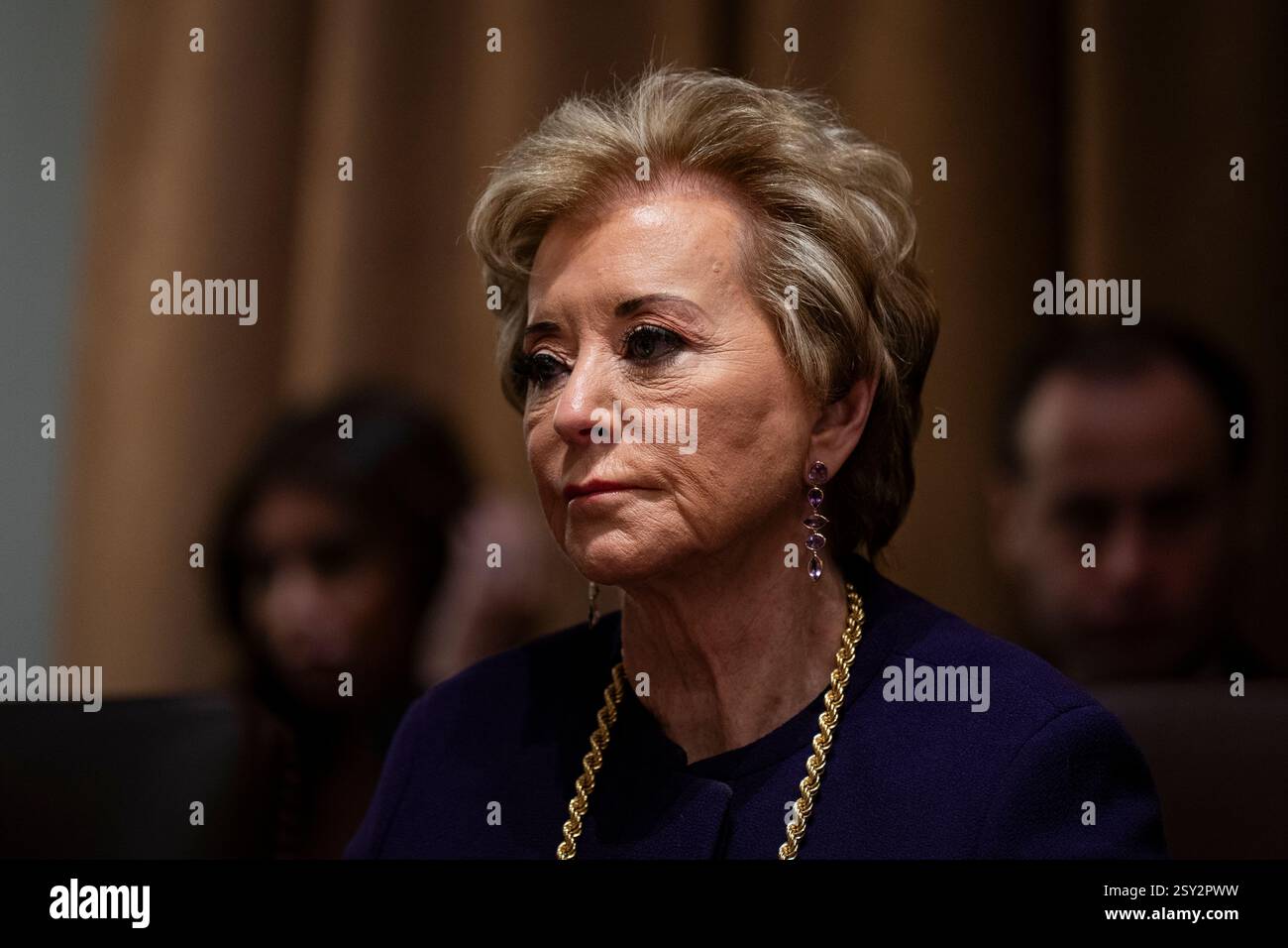 Linda McMahon, former administrator of the US Small Business ...