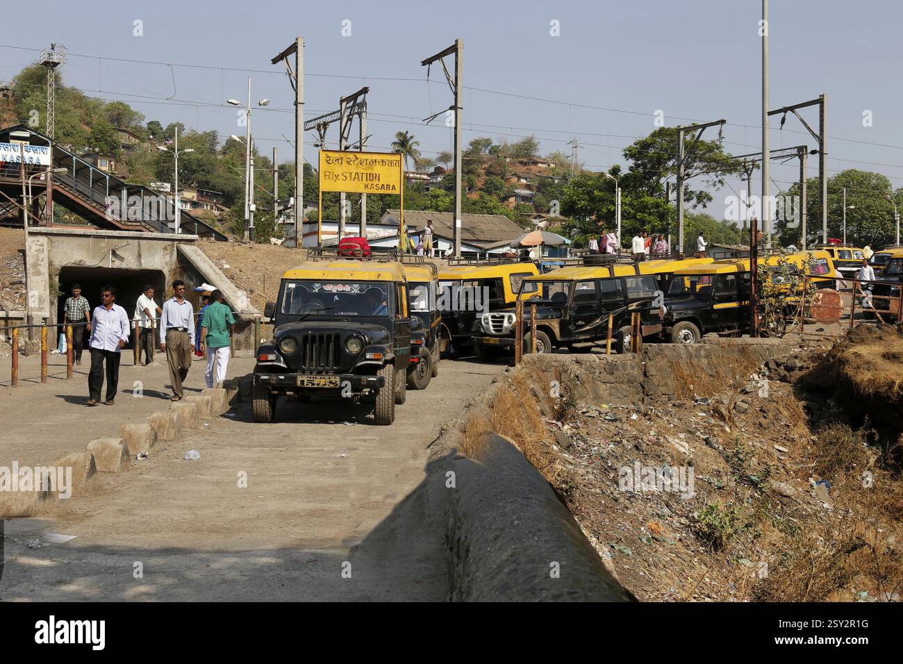 Kasara Railway station, thane, maharashtra, India, Asia Stock Photo - Alamy