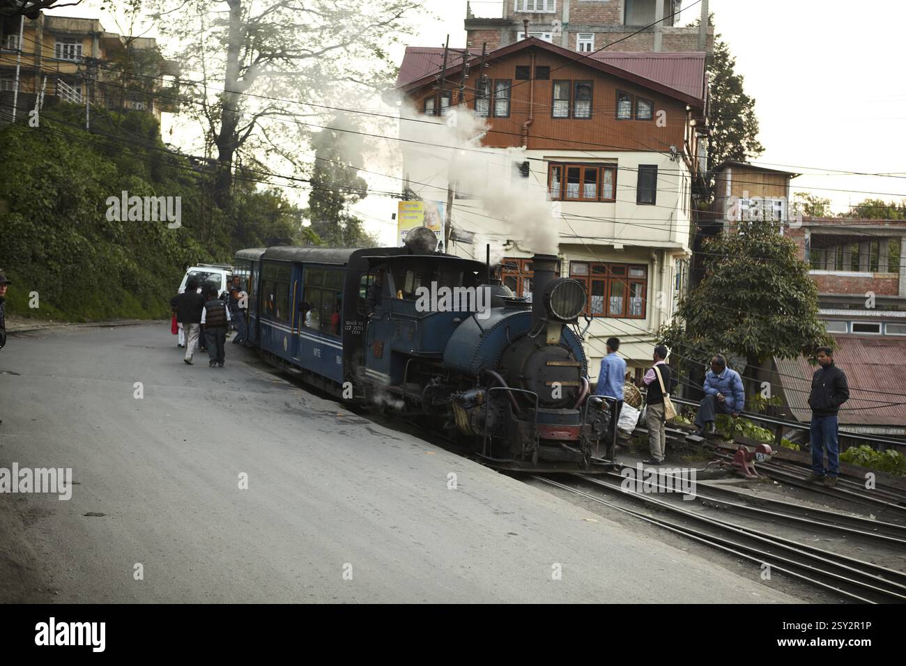 Toy Train in Darjeeling. West Bengal, India, Asia Stock Photo - Alamy