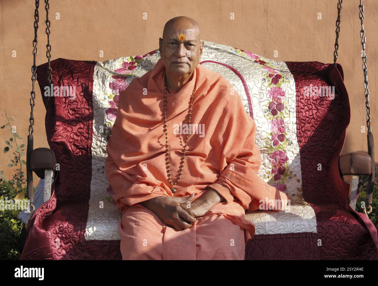 Swami Satyamitranand at Haridwar Uttrakhand India Asia Stock Photo - Alamy