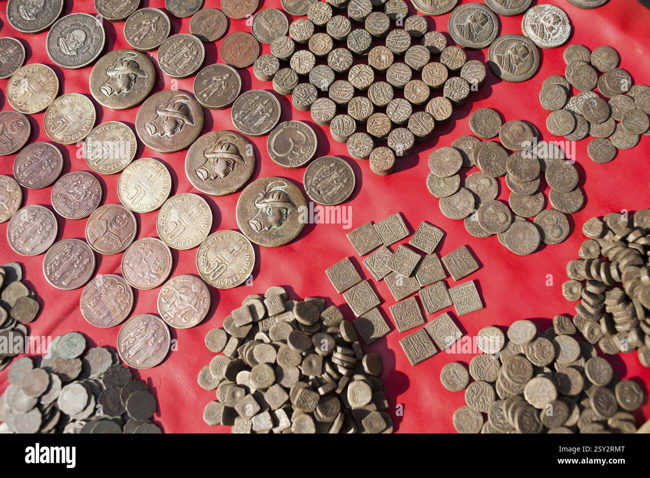 Ancient india coins hi-res stock photography and images - Alamy
