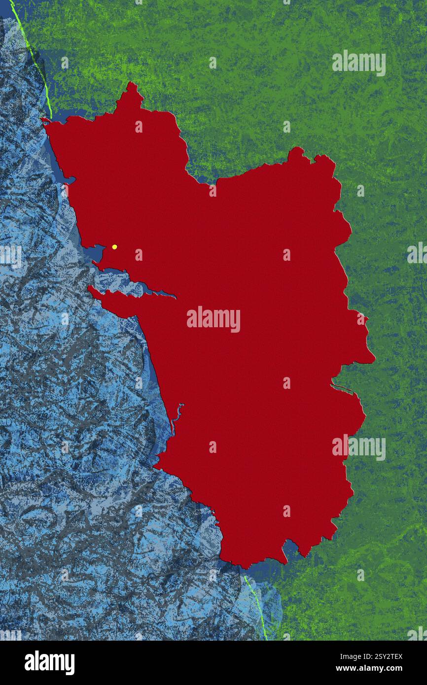 Goa location map hi-res stock photography and images - Alamy