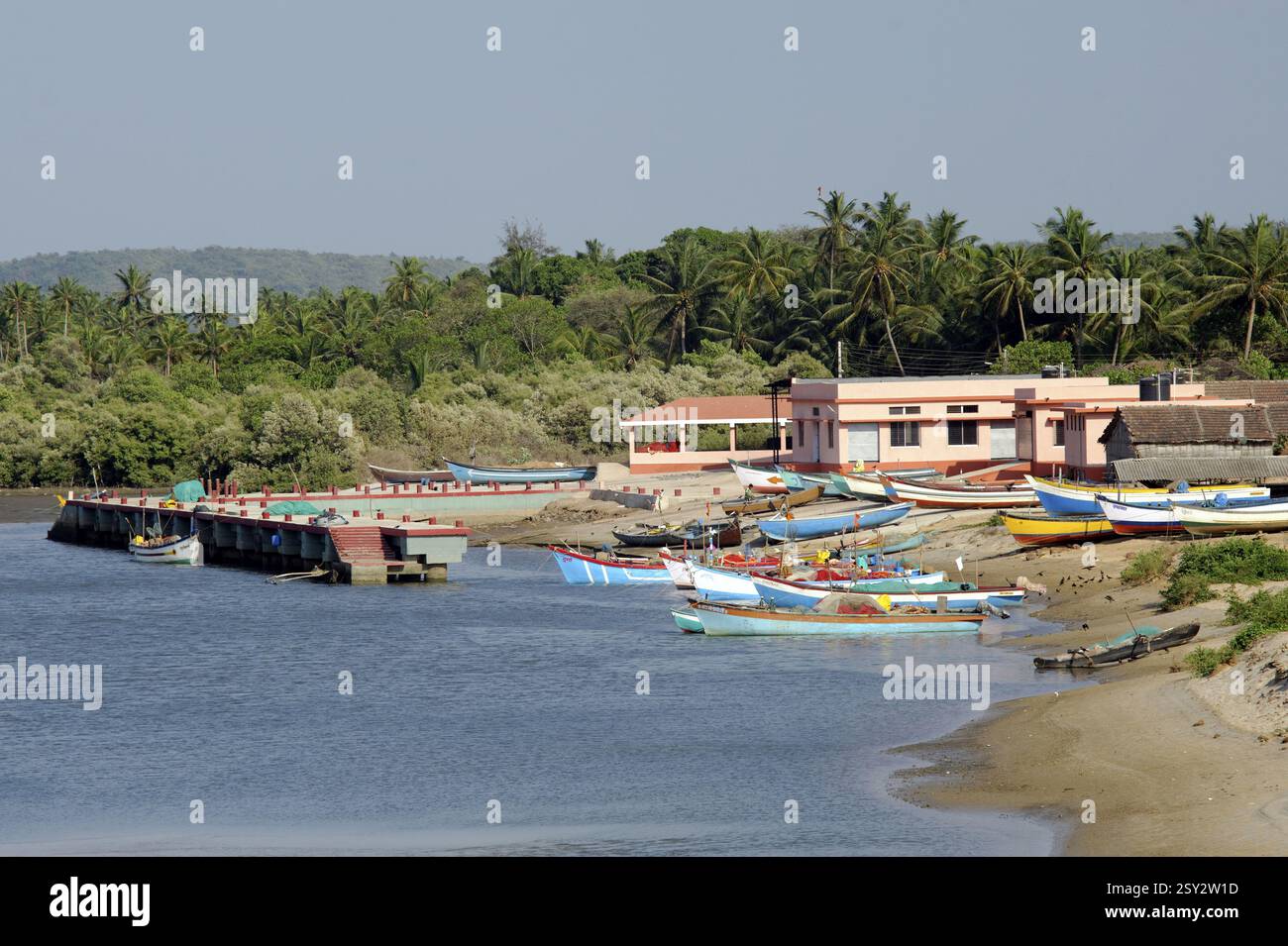 Jetty vengurla sindhudurg Maharashtra india Asia Stock Photo - Alamy