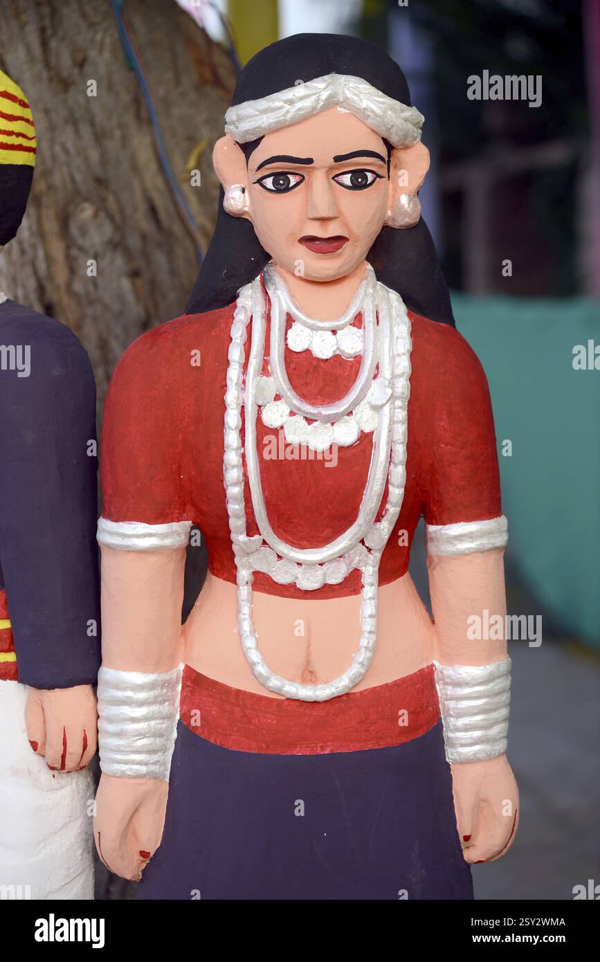 Handmade sand statue, india, asia Stock Photo - Alamy