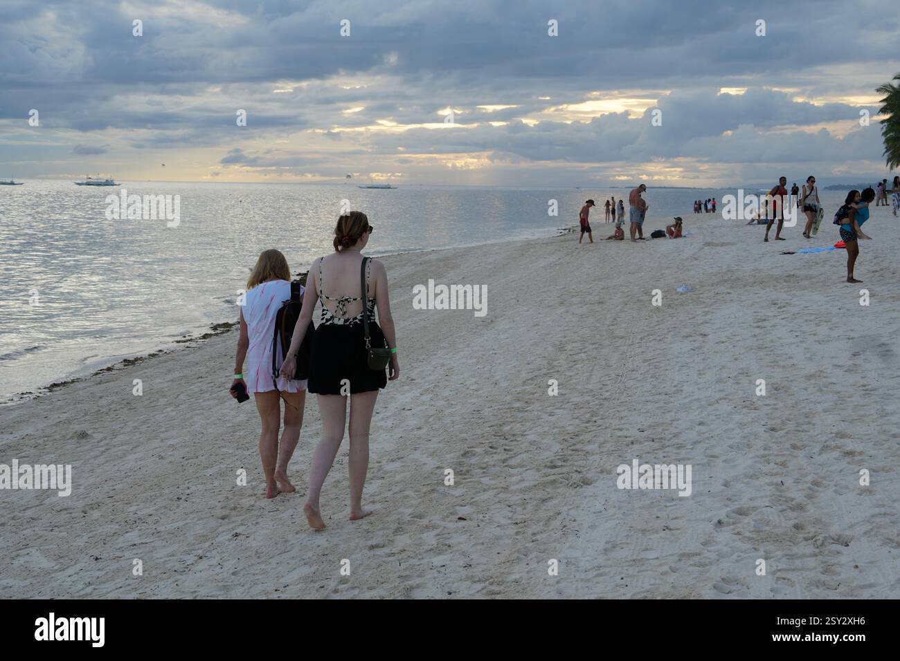 Alona Beach, named after Filipino actress Alona Alegre, southern tip of ...