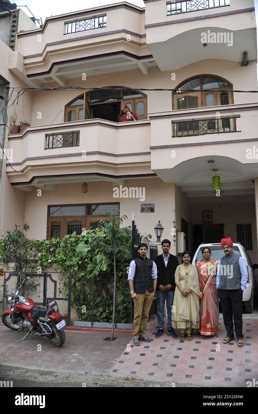 Mahesh jangid house, jaipur, rajasthan, Asia, India, Asia Stock Photo ...