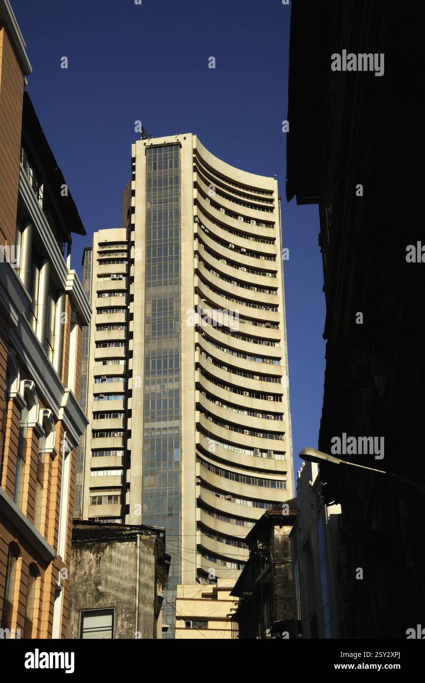 Bombay stock exchange building, mumbai, maharashtra, India, Asia Stock ...