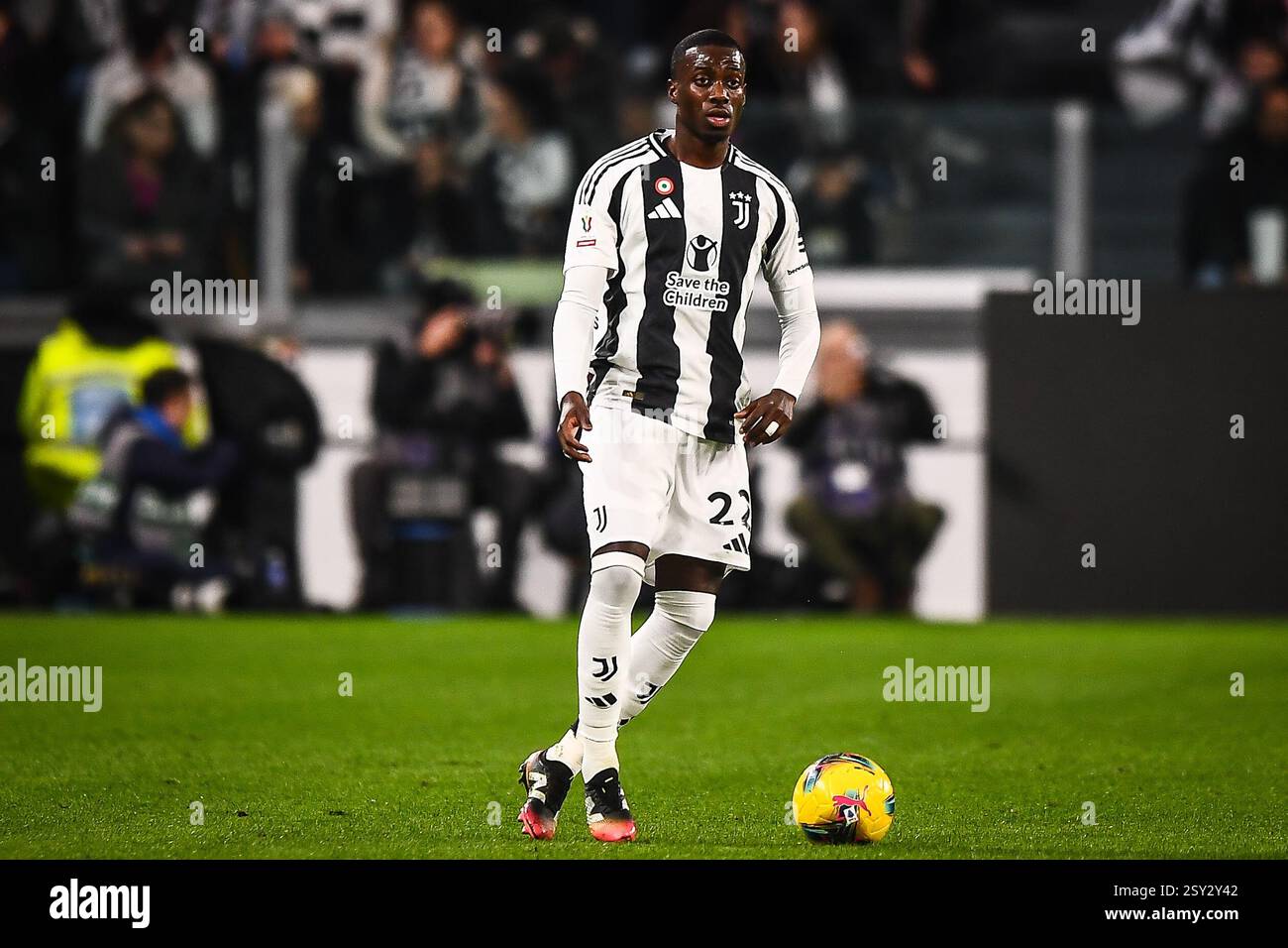 Turin, Italie. 26th Feb, 2025. Timothy WEAH of Juventus during the ...