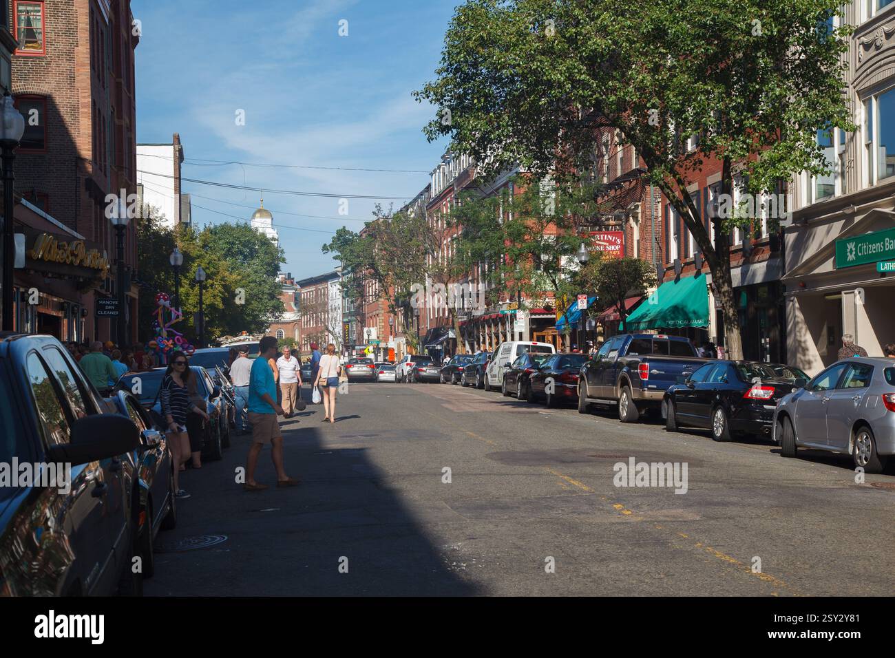 The Traditional historical brick buildings in Boston, Massachusetts ...