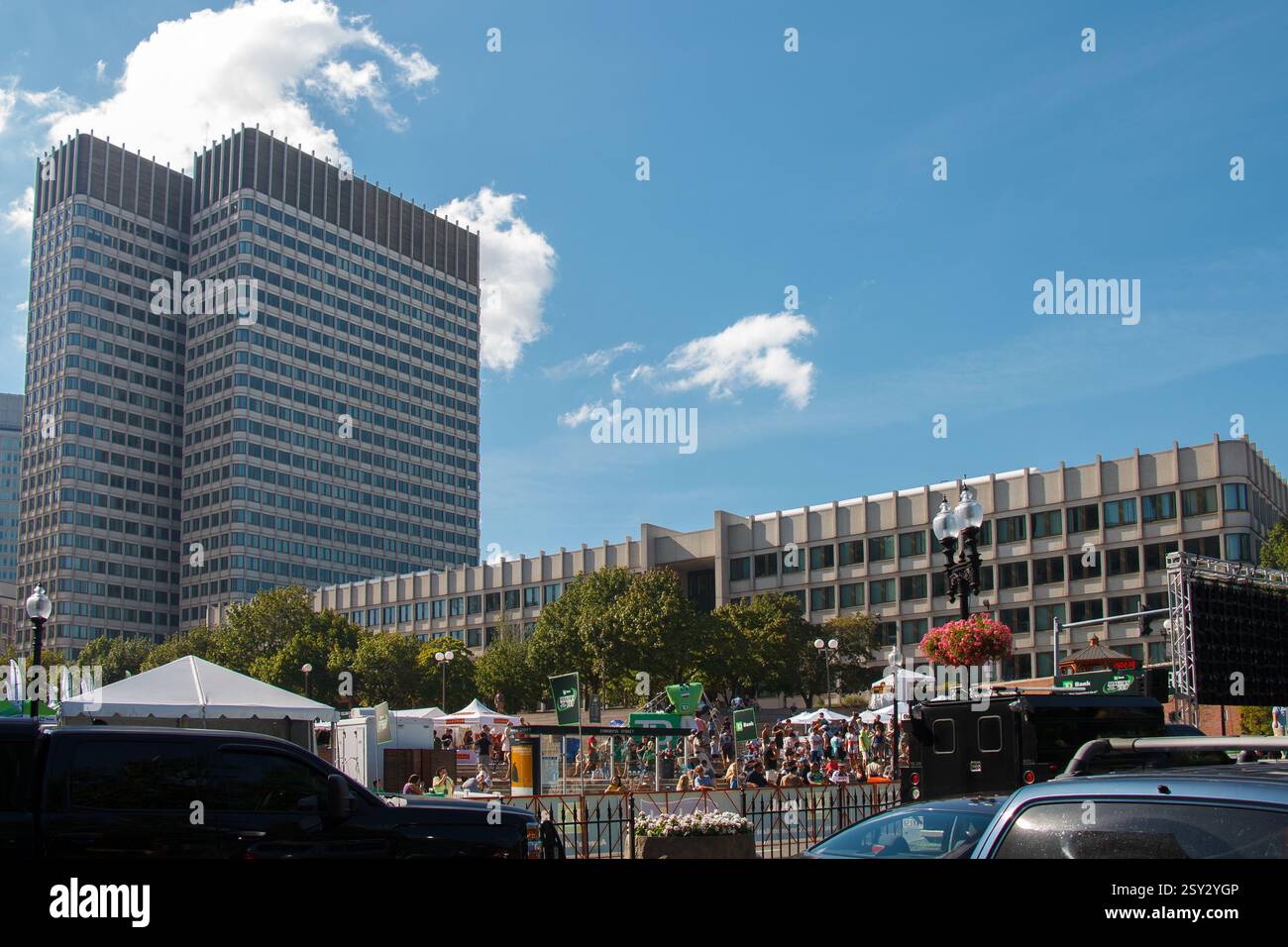 The John F. Kennedy Federal Building in downtown Boston, Massachusetts ...