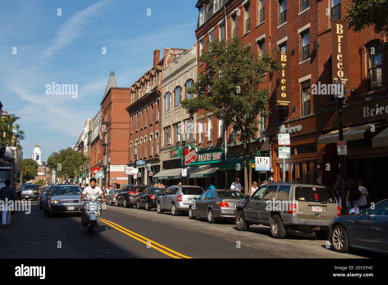The Traditional historical brick buildings in Boston, Massachusetts ...