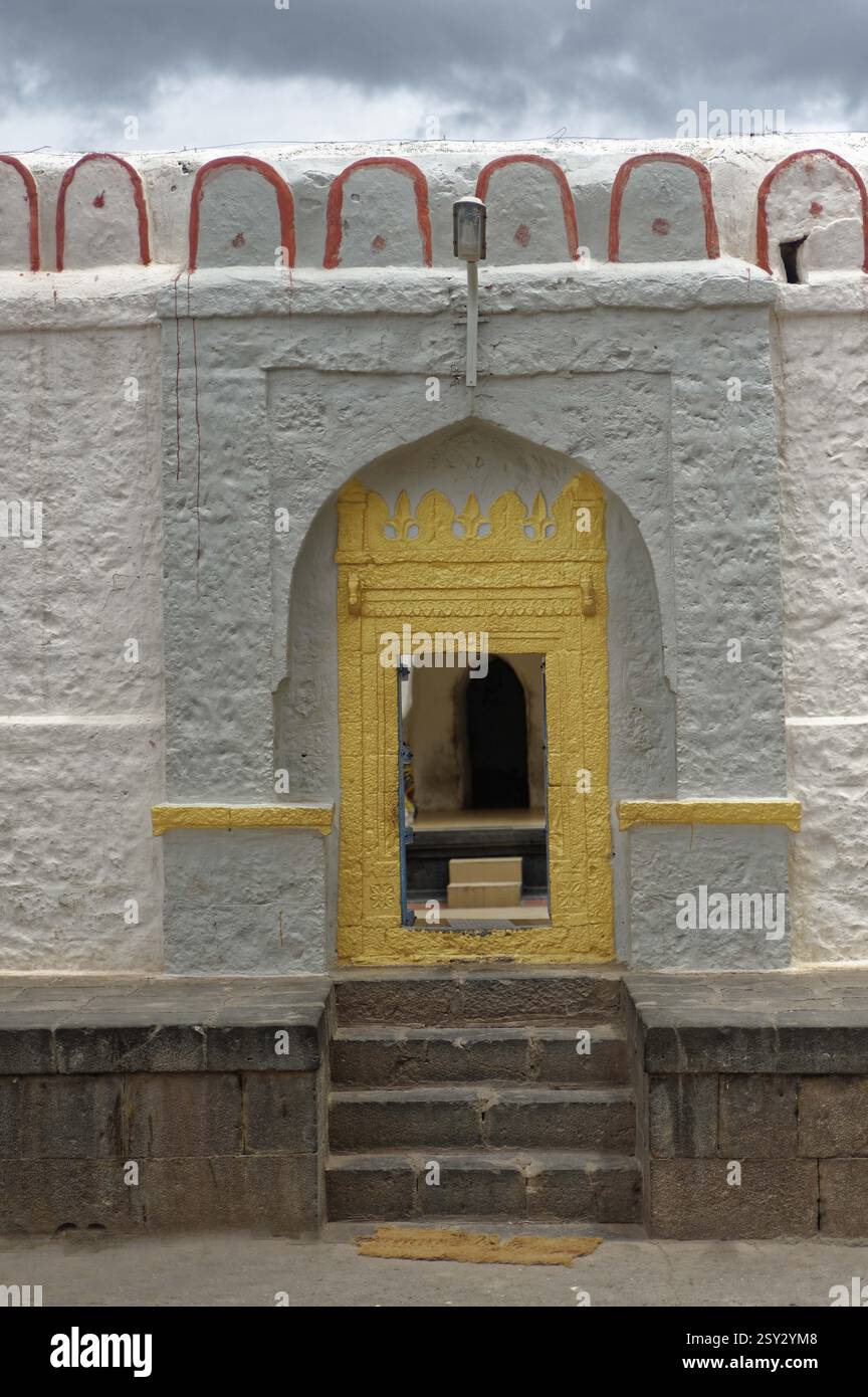 Entrance of Bhramnath mandir, Jain ashram, kagwad, belagavi, karnataka ...