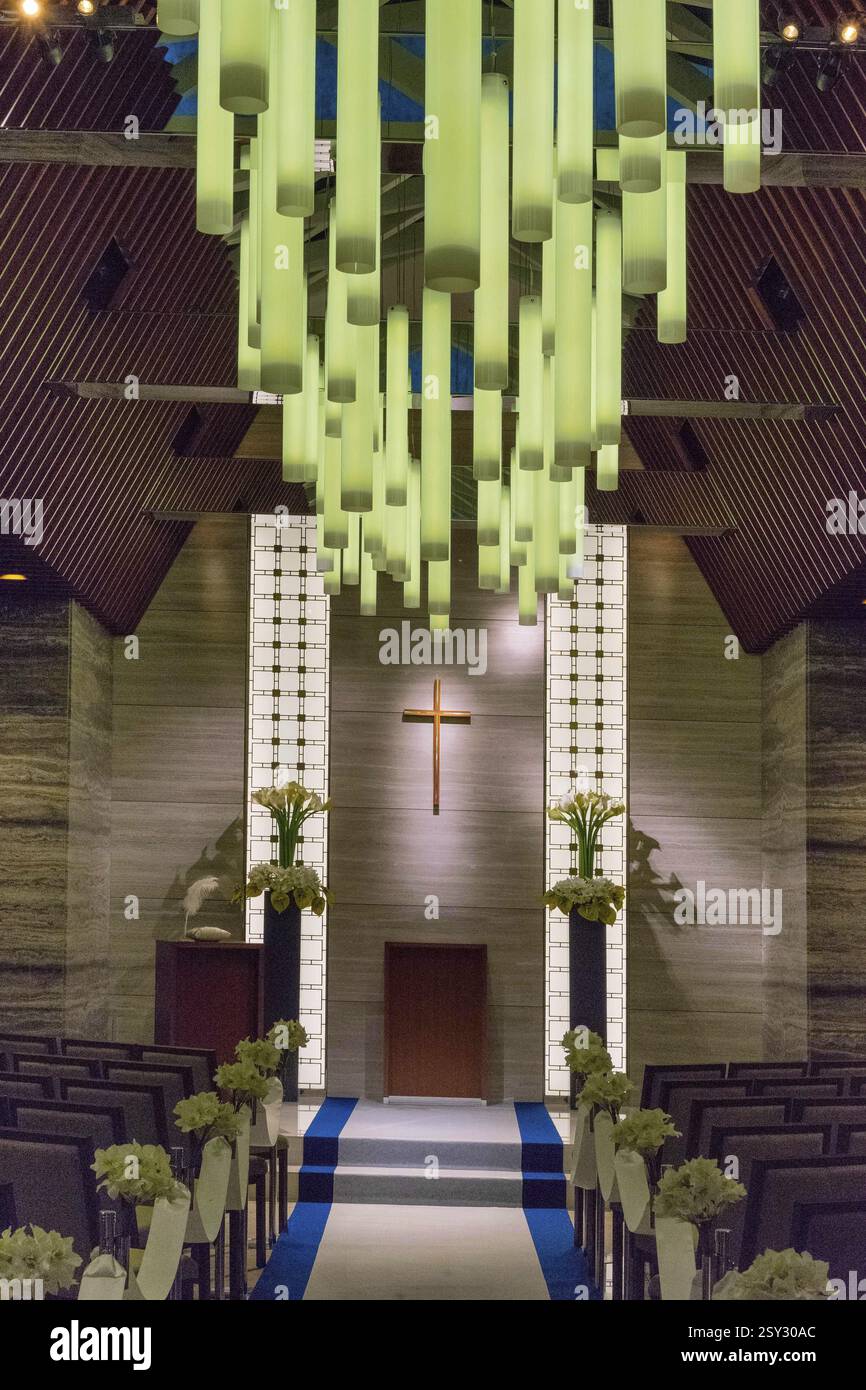 Church with modern architecture in tokyo, japan Stock Photo - Alamy