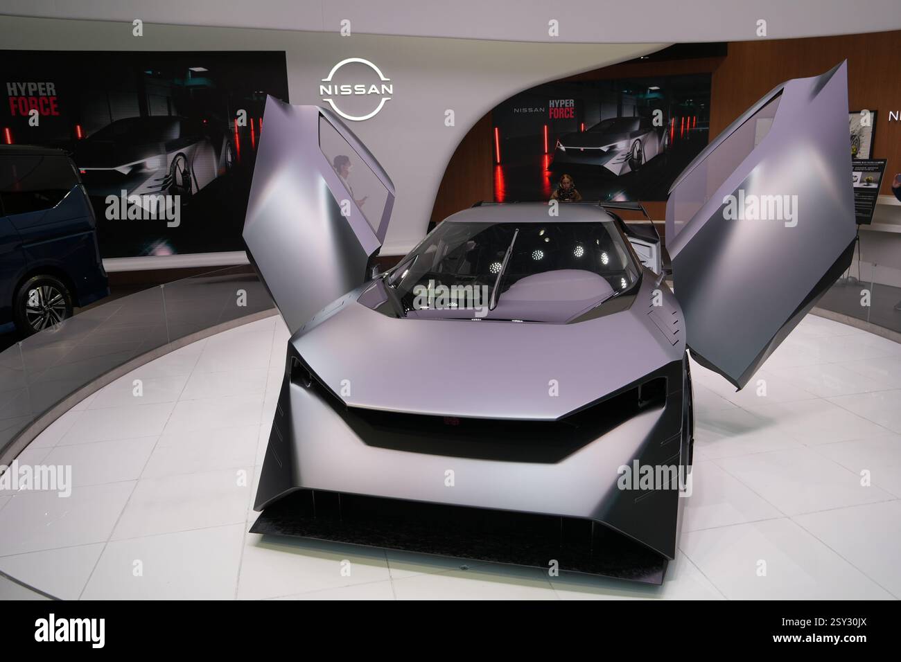 Nissan Hyper Force car Ginza showroom, Tokyo Japan Stock Photo - Alamy