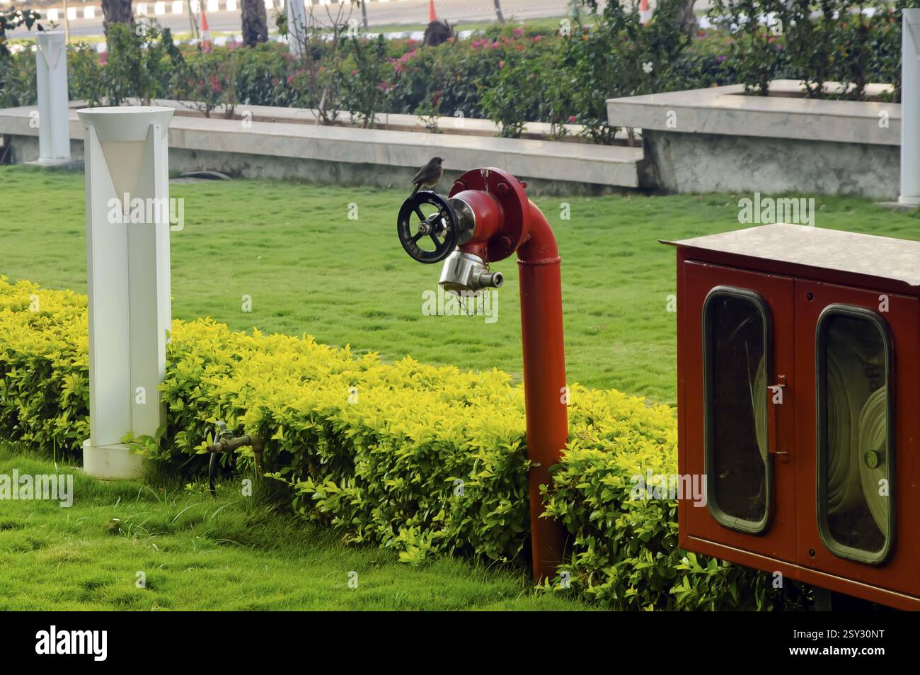 Fire safety hydrant valve, visakhapatnam, andhra pradesh, india, asia ...