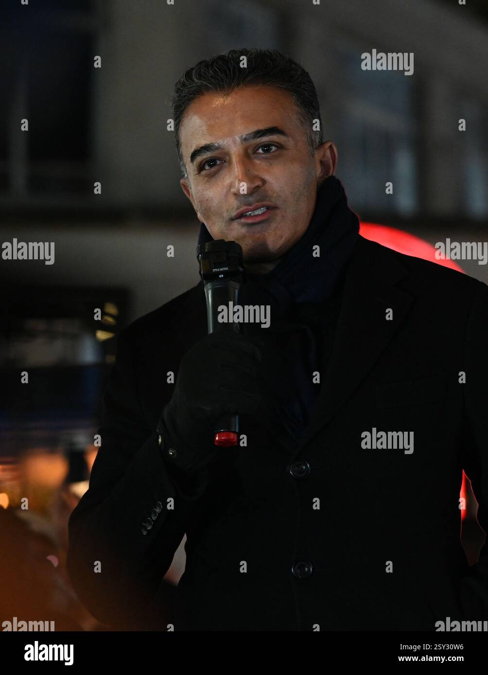 LONDON, UK. 26th Feb, 2025. Speaker CEO of the Aziz Foundation sponser ...