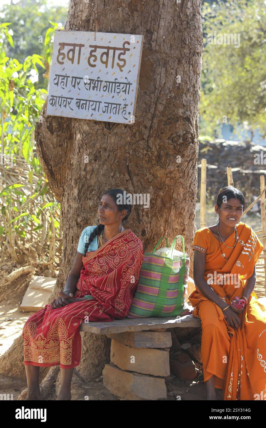 Indigenous people sitting under tree hi-res stock photography and ...