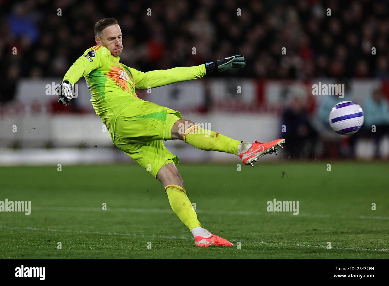 Nottingham, UK. 26th Feb, 2025. Matz Sels of Nottingham Forest during ...