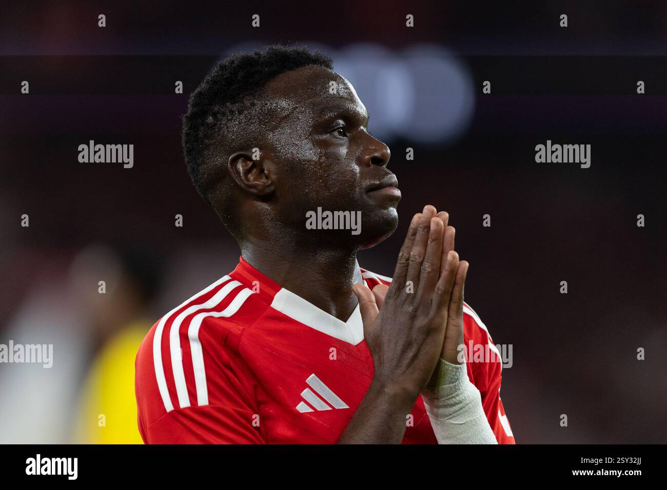 February 26, 2025. Lisbon, Portugal. Benfica's forward from Portugal Bruma (27) in action during ...