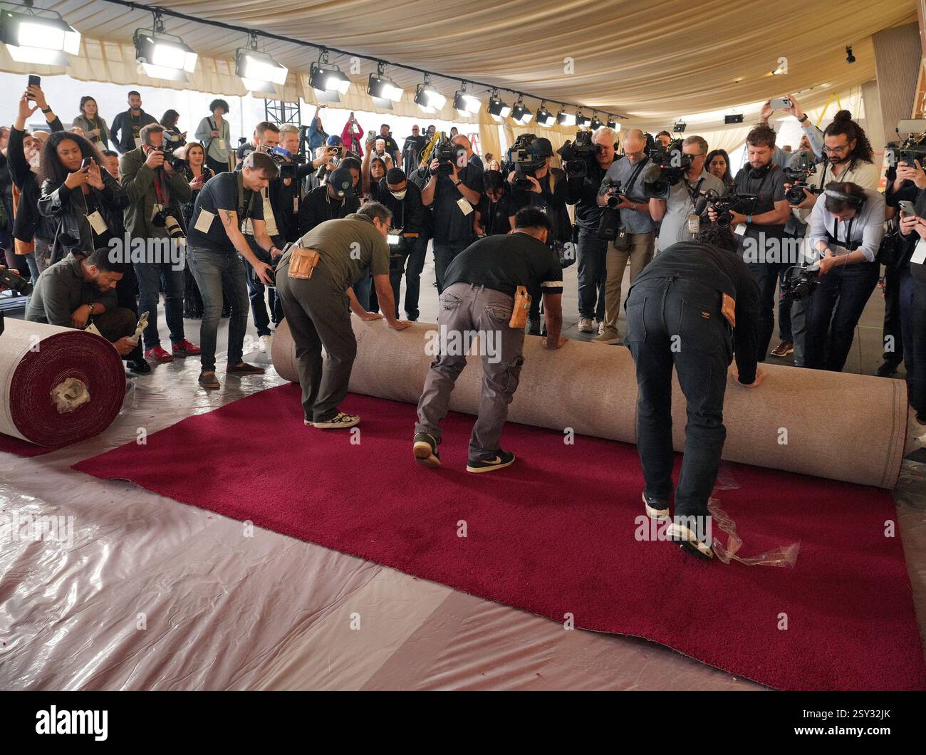 Oscars 2025 red carpet hi-res stock photography and images - Alamy