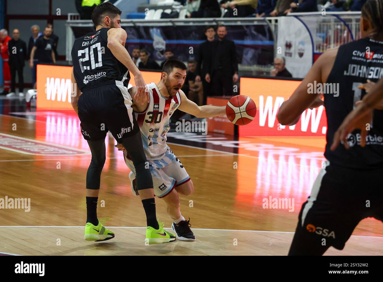 Rieti, Italy. 26th Feb, 2025. Monaldi Diego - Real Sebastiani Rieti ...