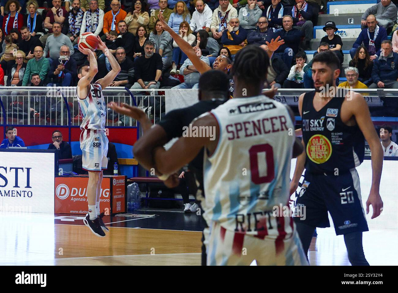 Rieti, Italy. 26th Feb, 2025. Monaldi Diego - Real Sebastiani Rieti ...