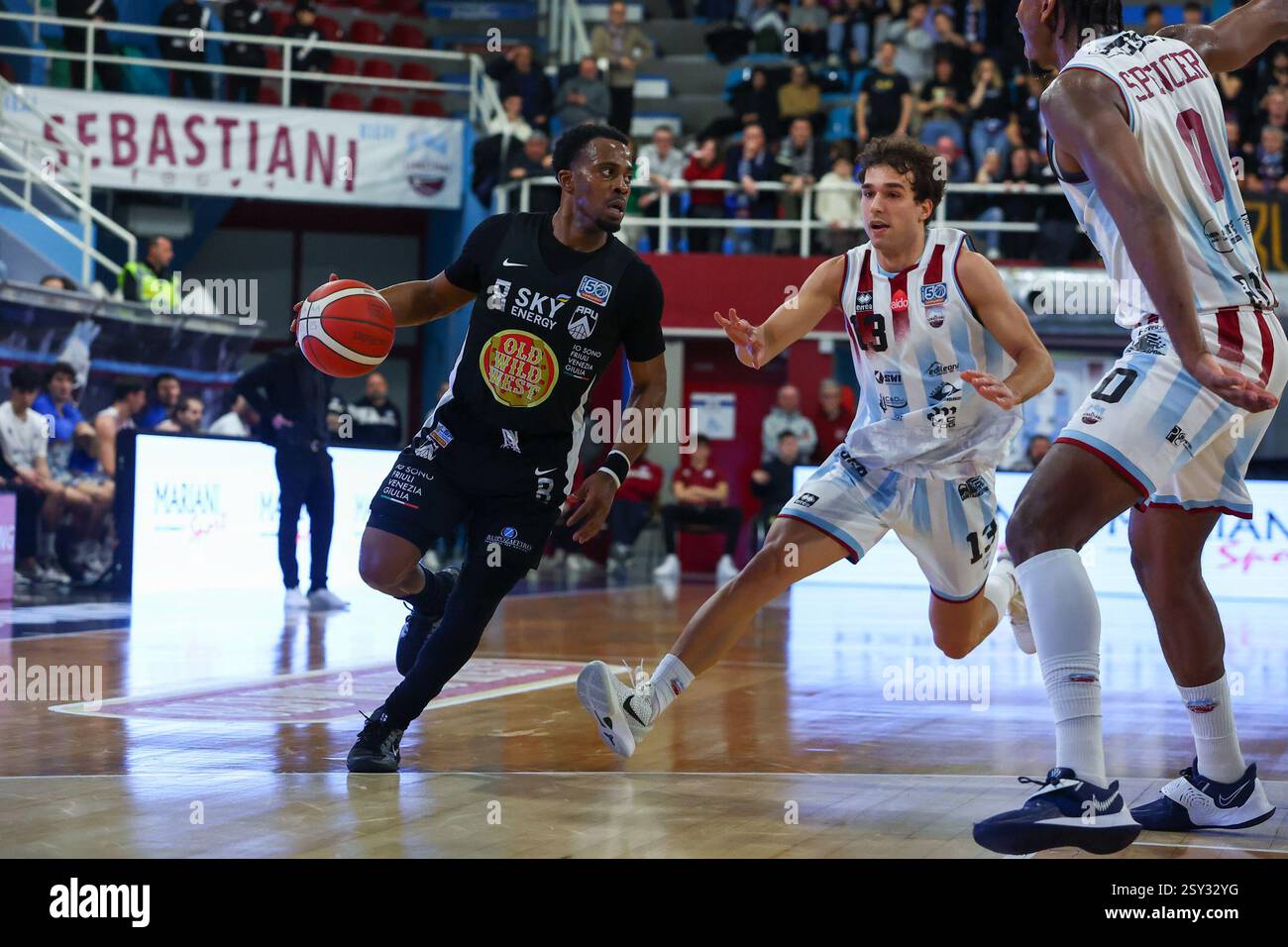 Rieti, Italy. 26th Feb, 2025. Anthony Hickey - Apu Old Wild West Udine ...