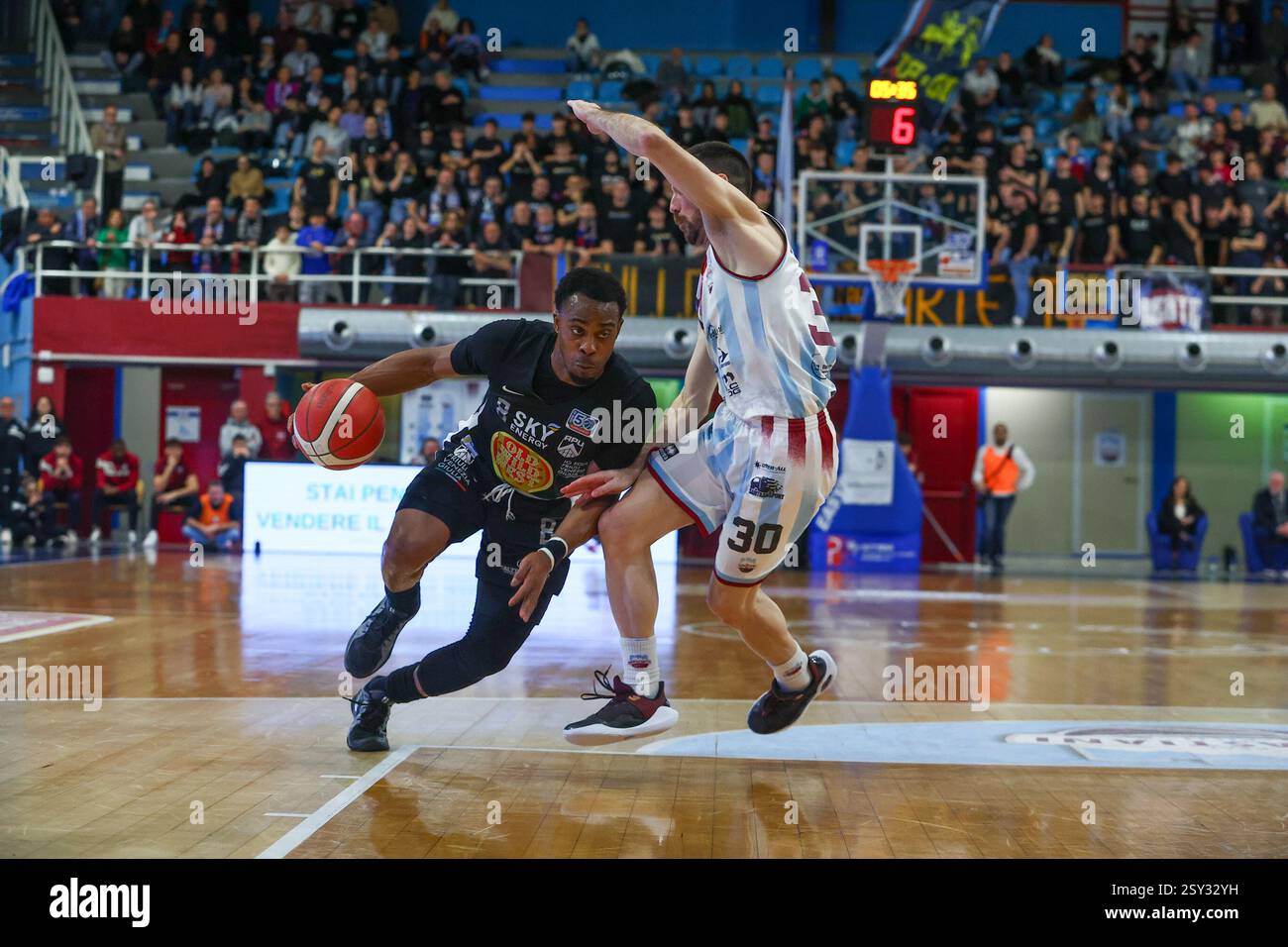 Rieti, Italy. 26th Feb, 2025. Xavier Johnson - Apu Old Wild West Udine ...